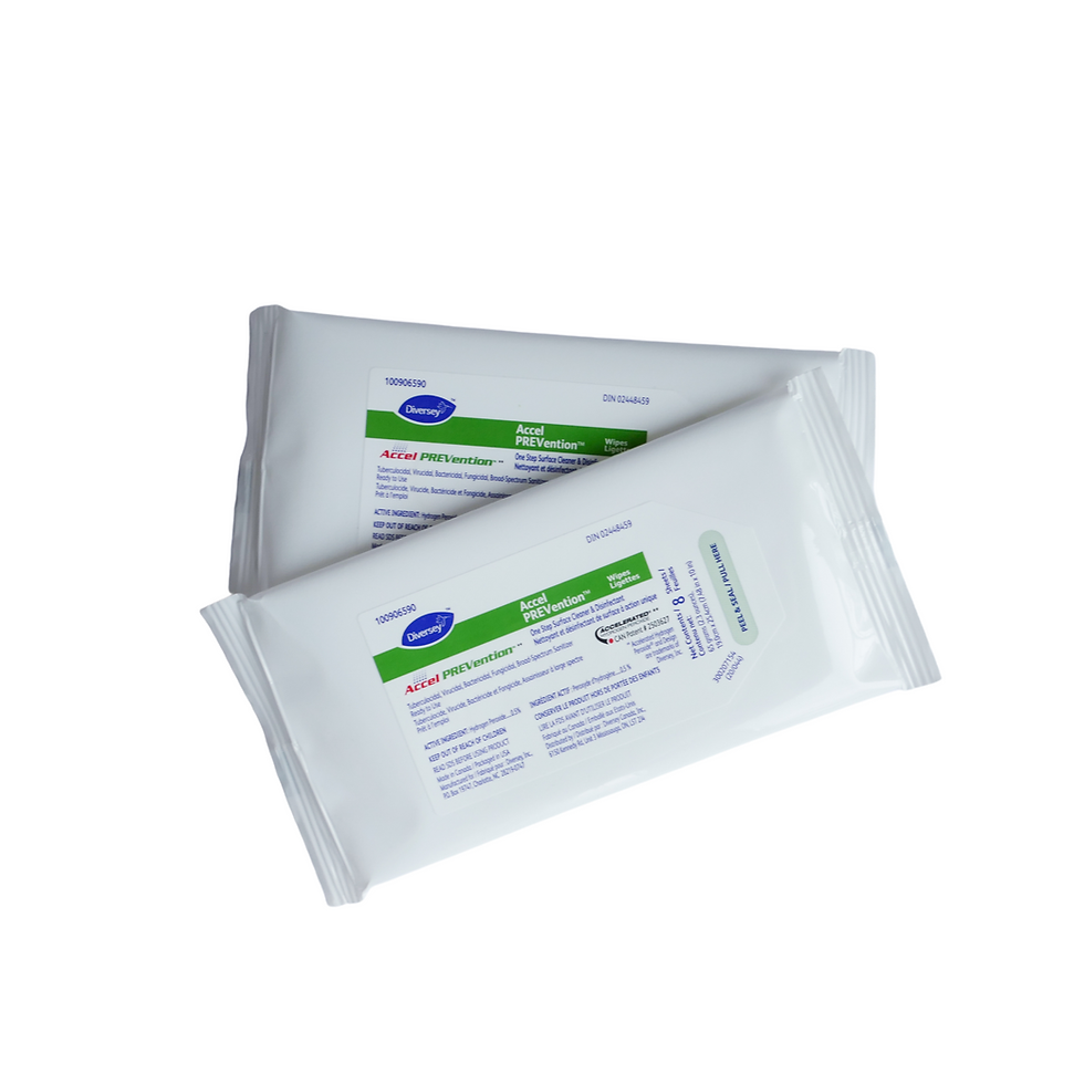 Accel Prevention 3 Minute Surface Cleaning and Disinfecting Wipes ...