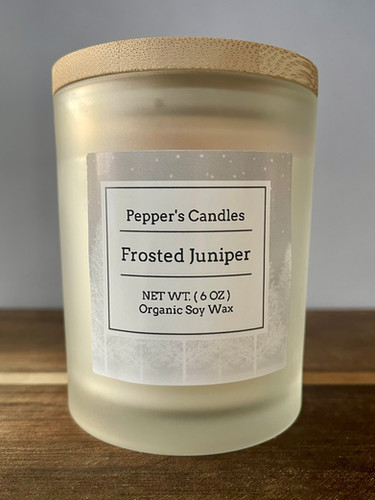 Frosted Juniper | Pepper's Candles