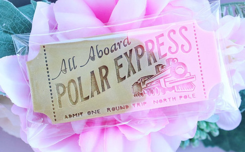 Gold/Pink inspired Polar Express -Gingerbread House | Melt Fantasy Uk