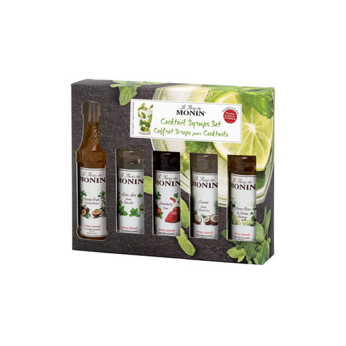 Coffret de 5 Sirops MONIN pour Cocktails - 5x5cl | La Chocolaterie