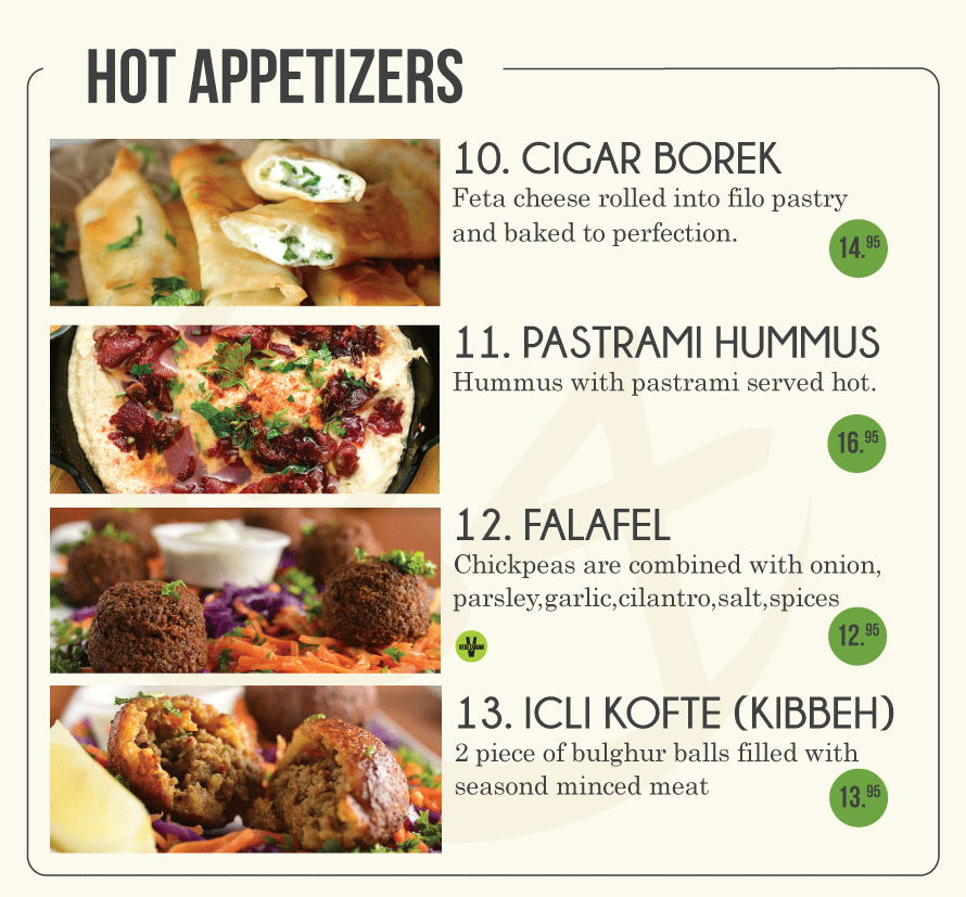 LunchMenu | Cafe34Istanbul