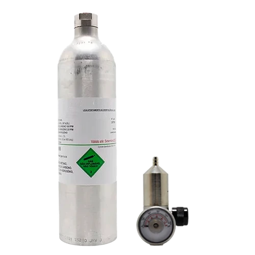 Kit Bump Test Detector de Gás (Cilindro e Regulador de Vazão) | Instrucorp