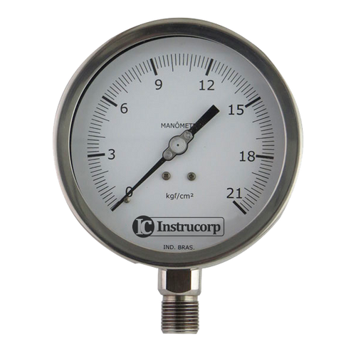 Manômetro Analógico de Faixa Configurável - IC-4021 | Instrucorp