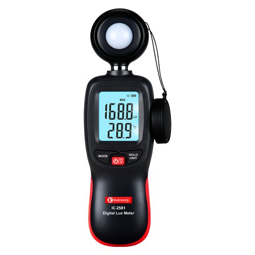 Luxímetro Digital Portátil 0 a 200.000 lux - Instrucorp IC-5020