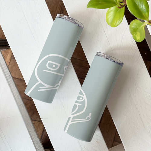 Tumbler Funny Finger Menta | Sarcástica Store