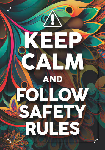 Keep Calm and Follow Safety Rules #1 | Promote Safety