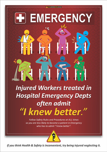 Emergency Dept #2 Safety Posters | Promote Safety