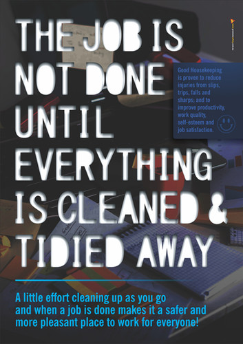 Job is Not Done Until (Office) Safety Posters | Promote Safety