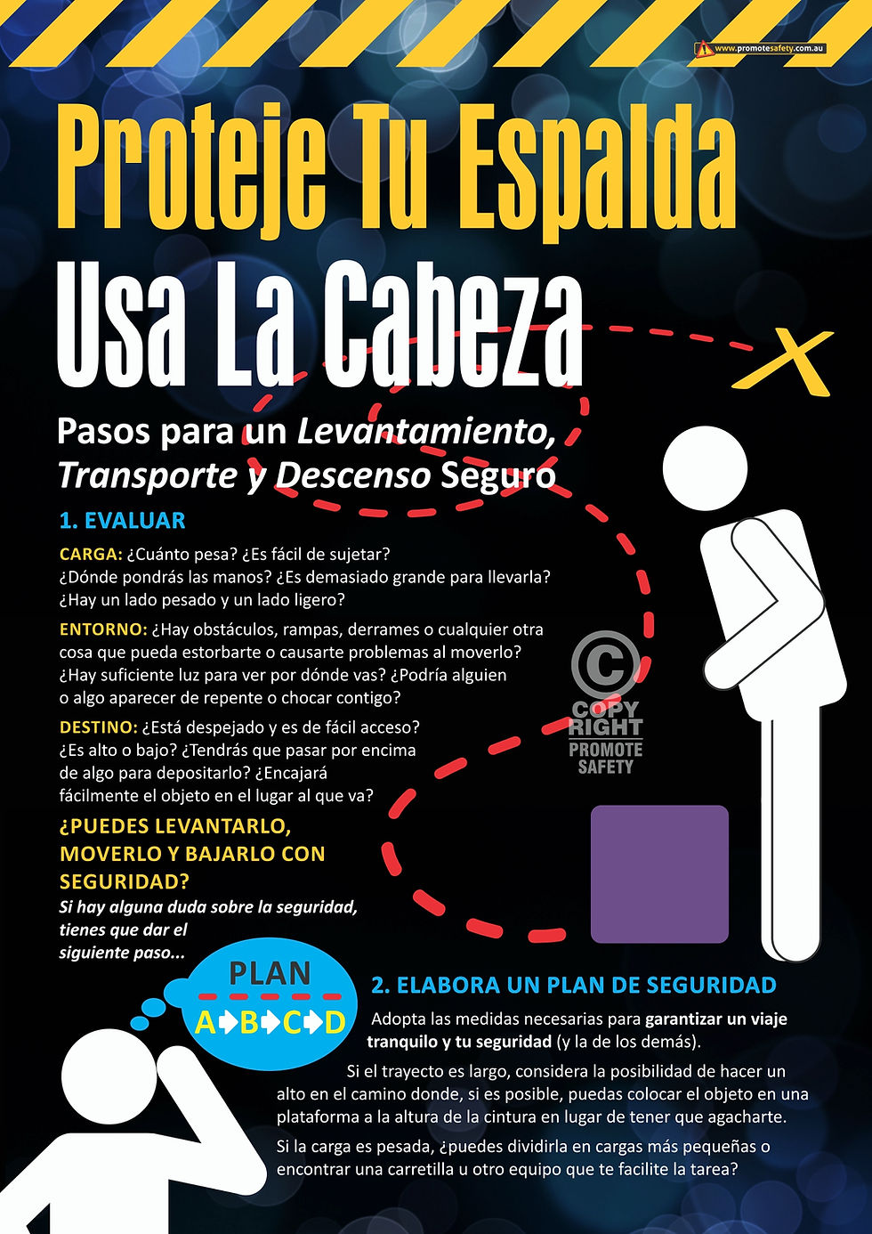 Protect Your Back Steps 1 and 2 (Spanish) | Promote Safety