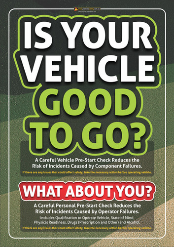 Good to Go Vehicle Operator #3 | Promote Safety