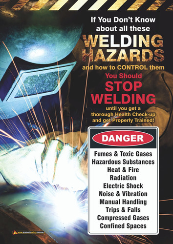 Welding Hazards Safety Posters | Promote Safety