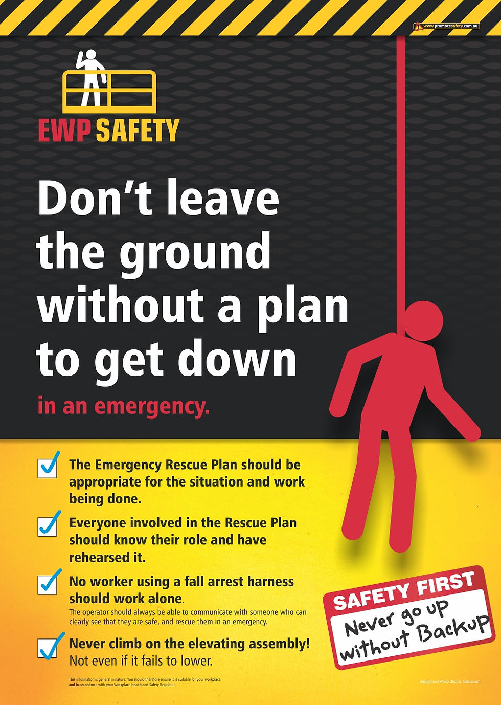 EWP Rescue Plan Safety Posters | Promote Safety