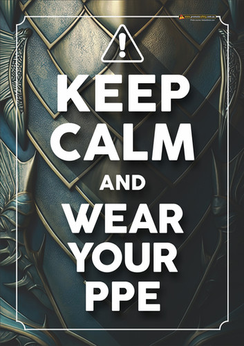 Keep Calm and Wear Your PPE #2 | Promote Safety