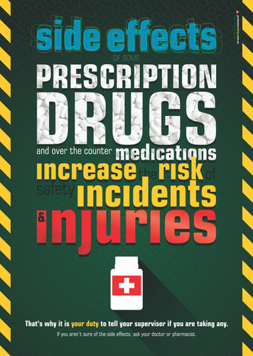 Prescription Drugs at Work Safety Posters | Promote Safety