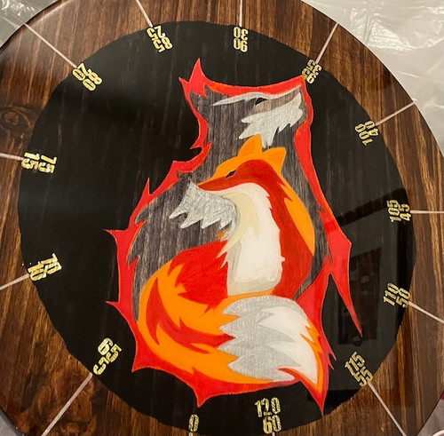 The Wolf and The Fox Cribbage Board | Cribbage King