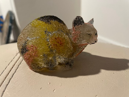 Small calico cat decoration | Cribbage King