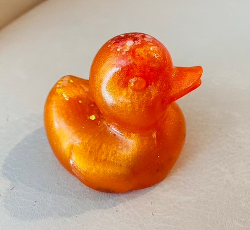 Glass Resin Duck orange | Cribbage King