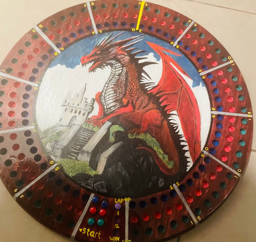 Red Dragon Cribbage Board | Cribbage King