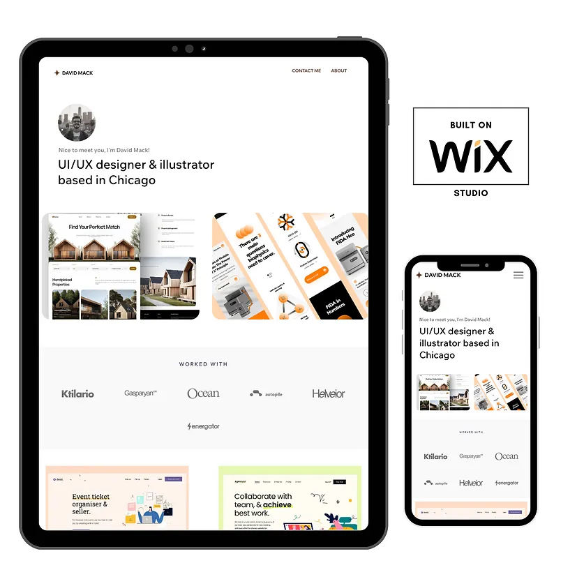 Resume Website Template 1 | WixFresh