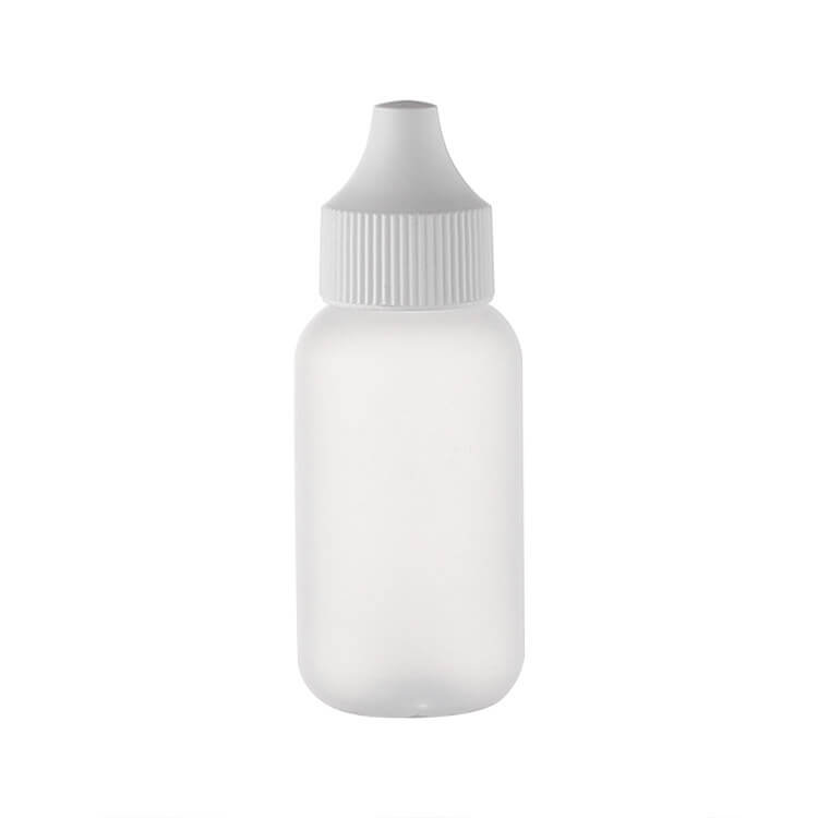 1oz LDPE liquid foundation squeezable plastic dropper bottles