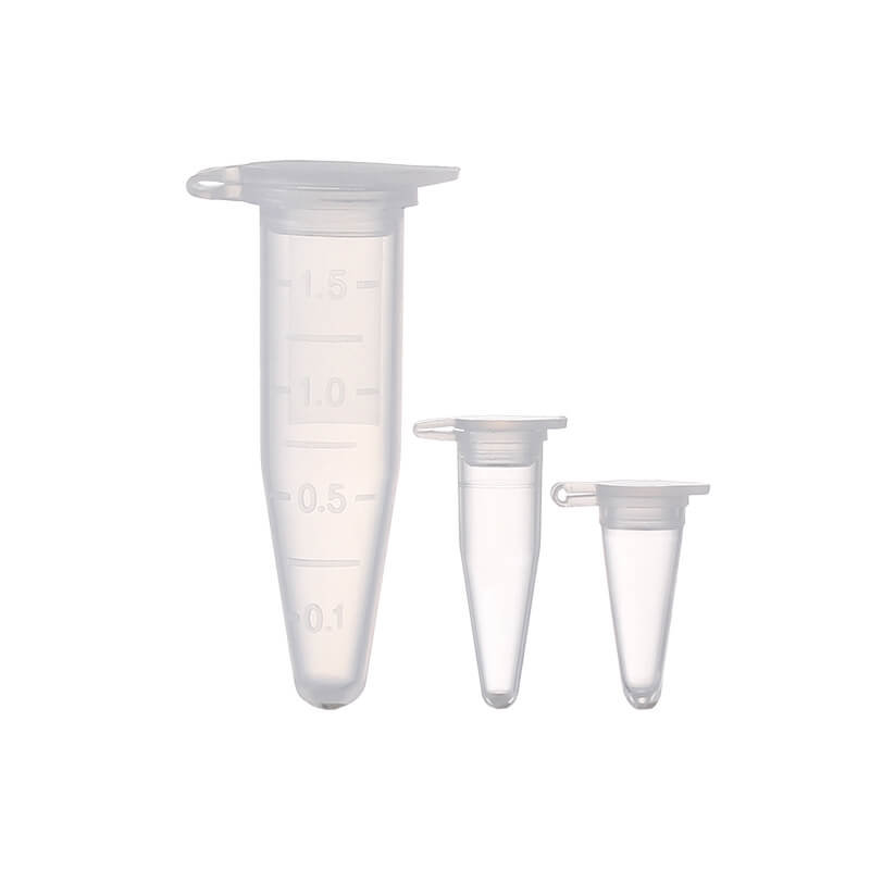 Polypropylene Plastic Snap-Cap Microcentrifuge Tubes Test Tubes