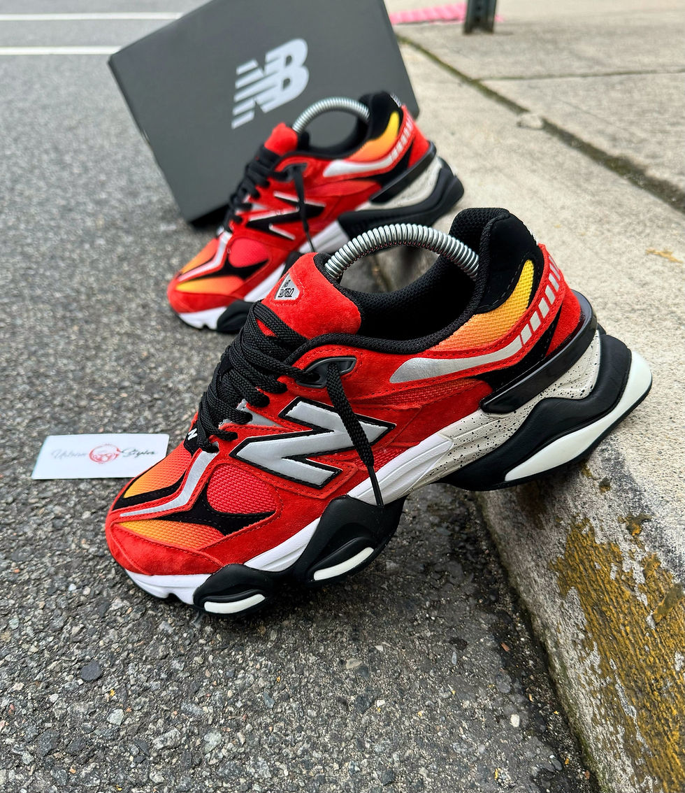 NEW BALANCE 9060 FIRE RED BLACK WHITE | gourbanstyles