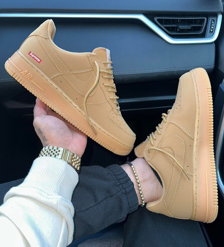 NIKE AIR FORCE 1 LOW SUPREME WHEAT | gourbanstyles