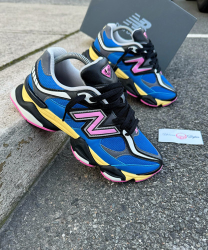 NEW BALANCE 9060 BLUE YELLOW PINK | gourbanstyles