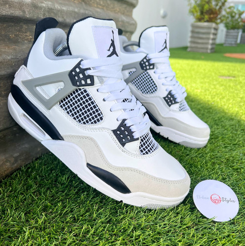 AIR JORDAN 4 RETRO WHITE BLACK | gourbanstyles