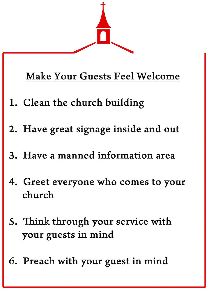 6 ways to make your guests feel Welcome at church