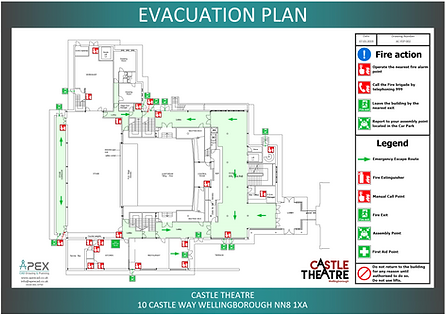 Evacuation Plans | Apex CAD Drawing & Planning LTD