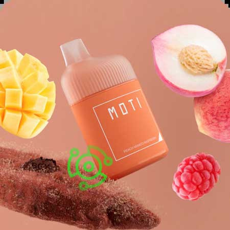 Moti Box Mango Peach Raspberry 7000 Puffs | Vapezonealex