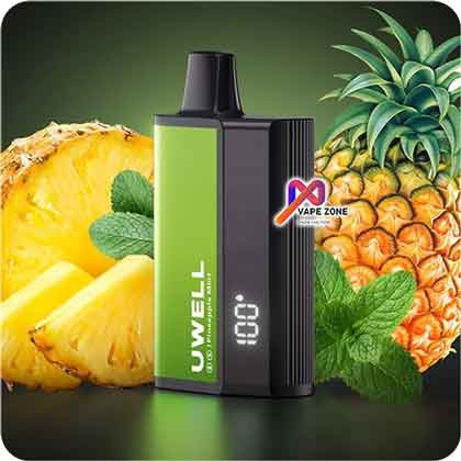 UWELL Disposable Vape Pineapple Mint 8000 puffs | Vapezonealex