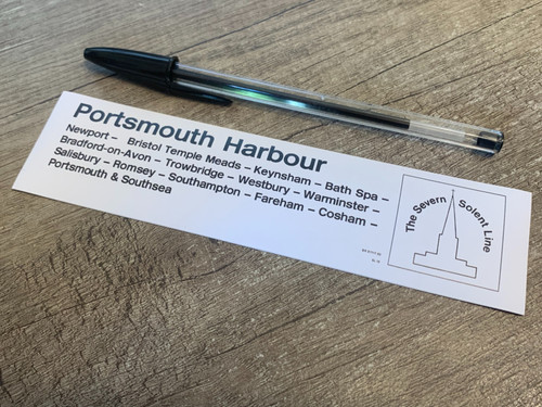 The Severn Solent Line -British Rail Carriage Window Label Replica ...