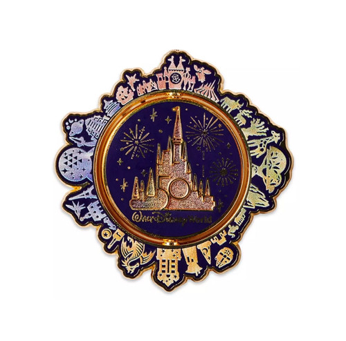 Disney Spinner Pin - 50th Anniversary Mickey Mouse - Limited Edition ...