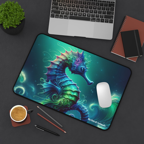 Sea Horse Desk Mat - Ocean Mouse Pad | Mythical Animals