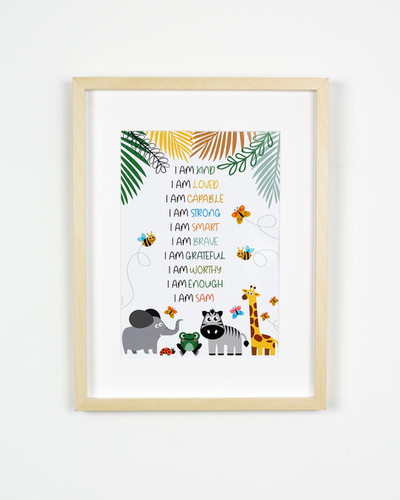 Jungle positive affirmations | Motly Designs