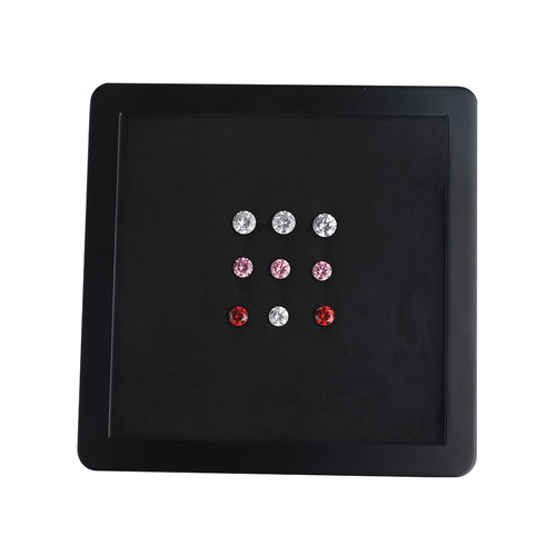 DK21676-XL Large Deluxe Wooden Diamond Display Box with Built-in Stand ...