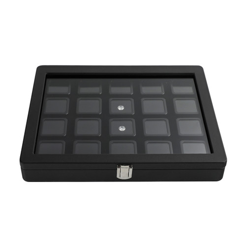 DK21663-20W Luxurious Lockable Diamond Box Set with Viewing Window ...