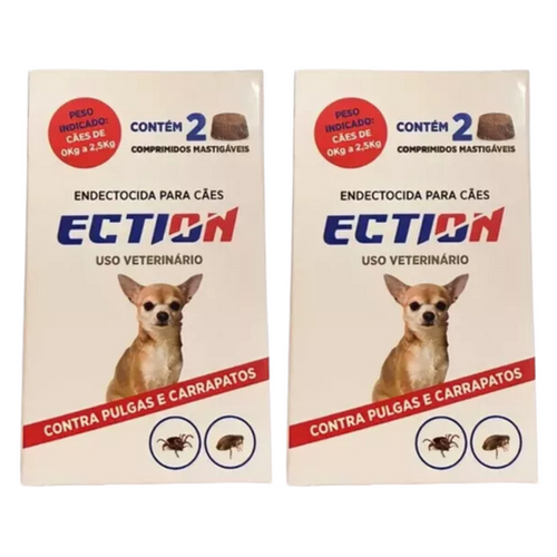 Ection 0 a 2,5kg - Caixa com 4 comprimidos | KENNEL STORE
