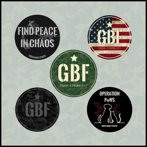 GBF Sticker Bundle | Green Beret Fitness