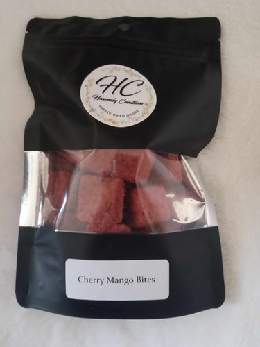 Freeze Dried Cherry Mango Bites | Kyla Shaw