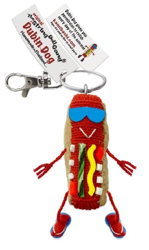 Dubin Dog Chicago Style Hot Dog String Doll | Dubin Dogs, LLC