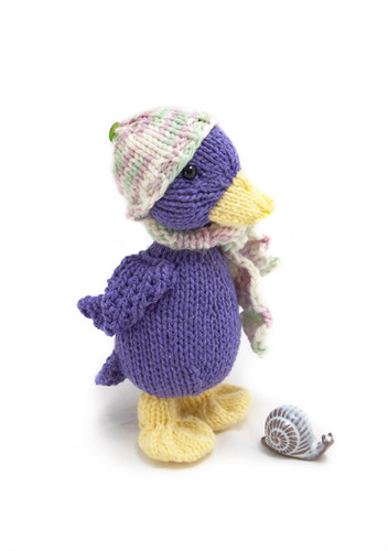 Silly Duck | Fuzzy Mitten Toy Knitting Patterns