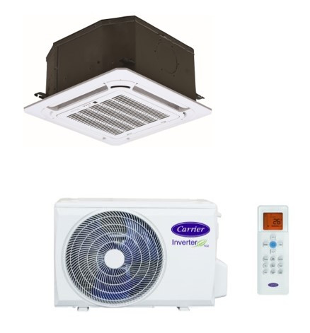 Carrier QTD Compact Cassette Inverter Including Panel | Atlas aircon