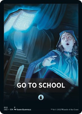 Go to School Theme Card | Aravasta