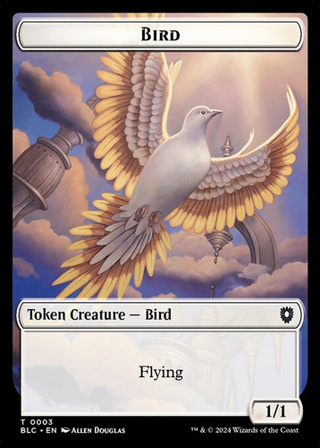 Bird Token (#003) // Storm Crow Token | Aravasta