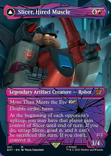 Slicer, Hired Muscle // Slicer, High-Speed Antagonist (Borderless) | Aravasta