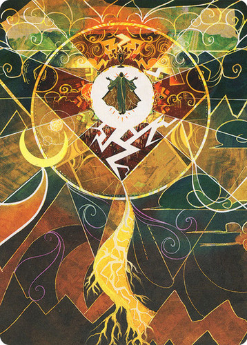 Lightning Bolt Art Card | Aravasta
