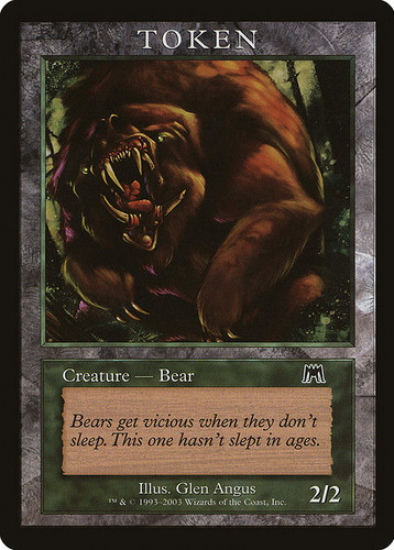 Bear Token (Onslaught) Magic Player Rewards | Aravasta